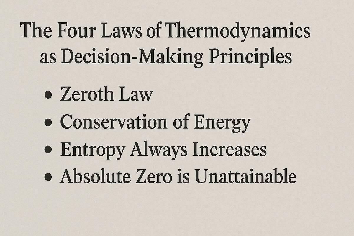 Mastering the Thermodynamics Mental Model for Better Decisions